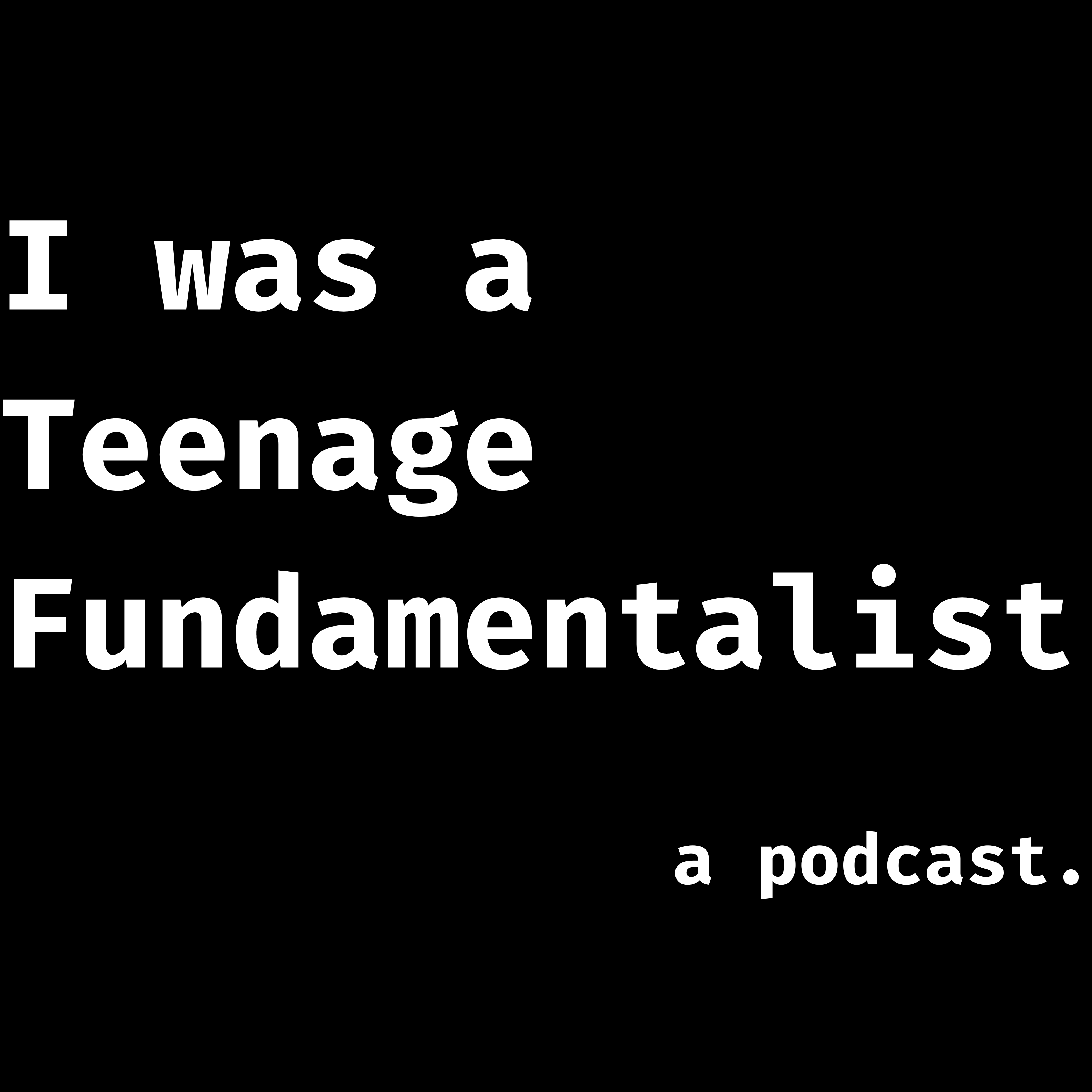 Support Us I Was A Teenage Fundamentalist
